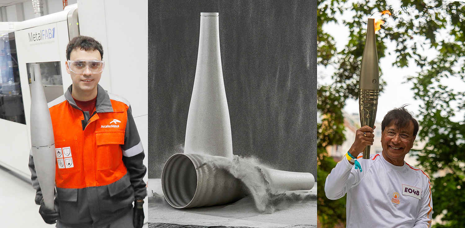 The Paris 2024 Olympic Torch: it all started with Additive Manufacturing | ArcelorMittal
